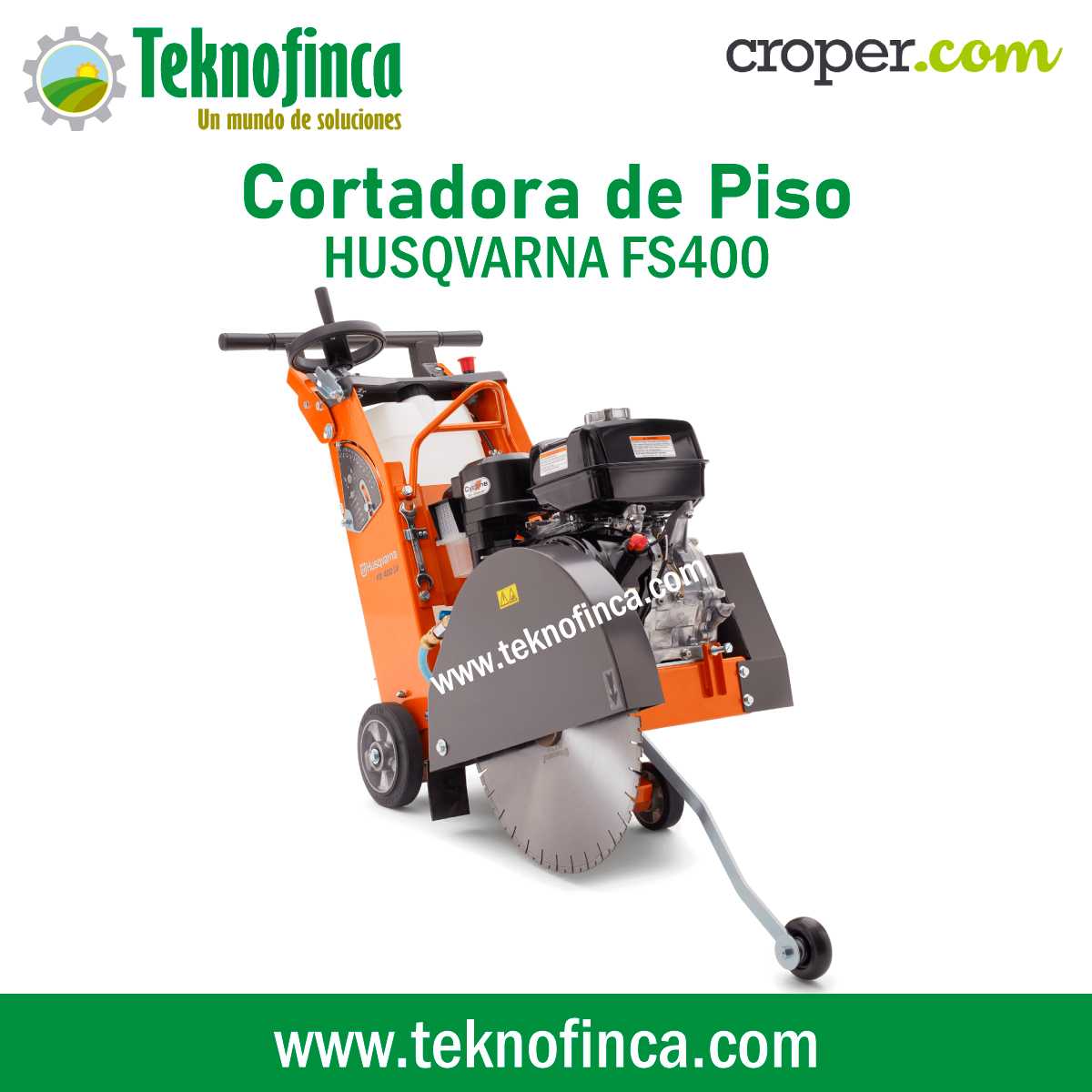 Cortadora de Piso HUSQVARNA FS400 | Croper