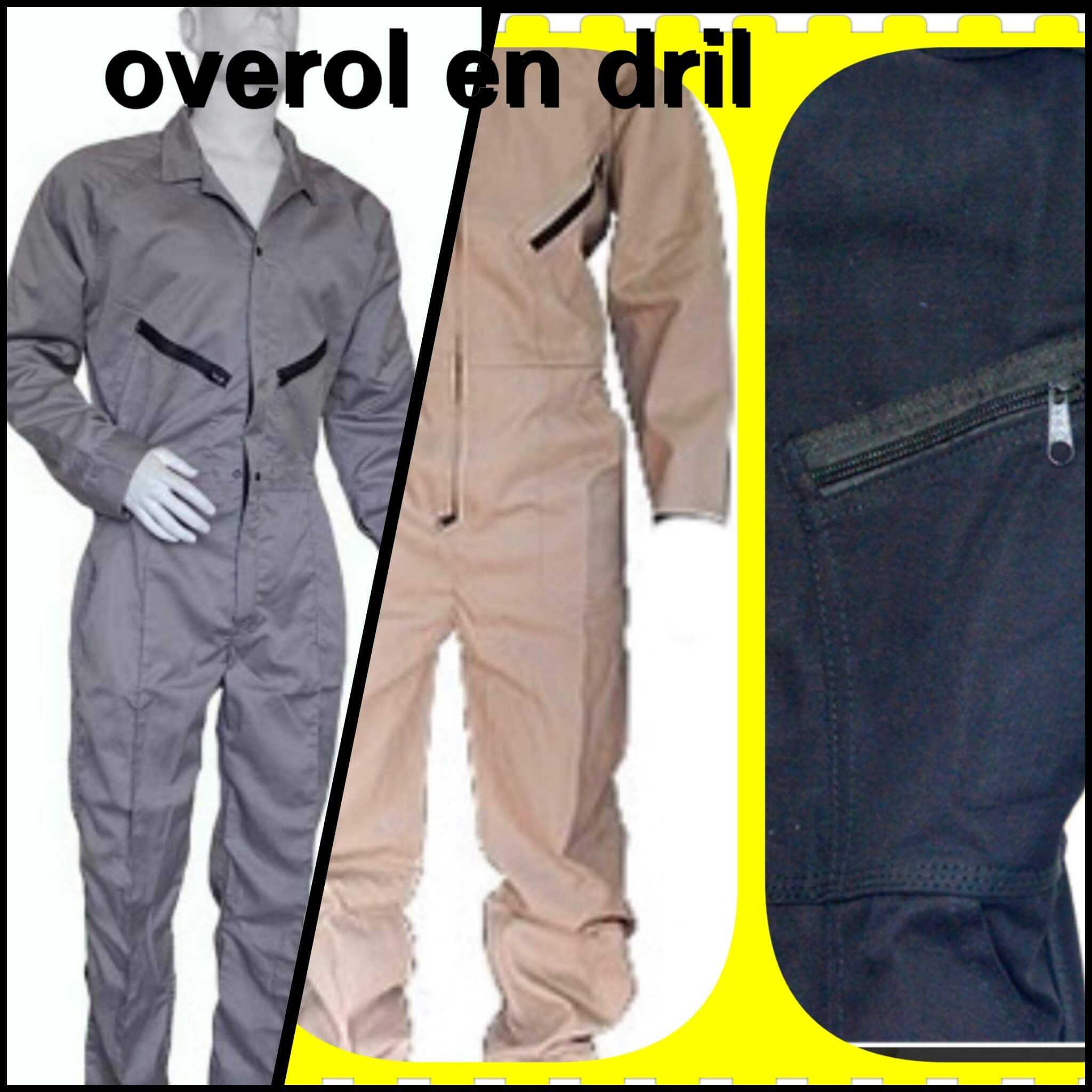 Overol Dril Manga Larga | Croper