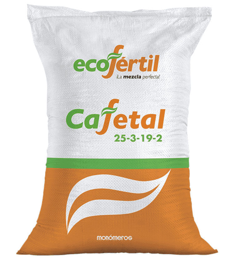 Fertilizante Mezcla Física Cafetal 25-3-19-2 Ecofértil | Croper
