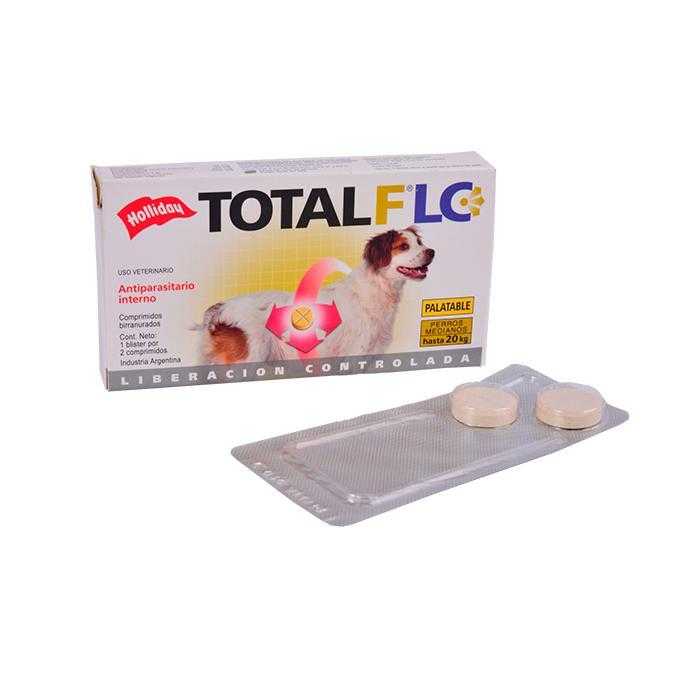 Antiparasitario Total F Lc perro 20 kg x 2 comp | Croper