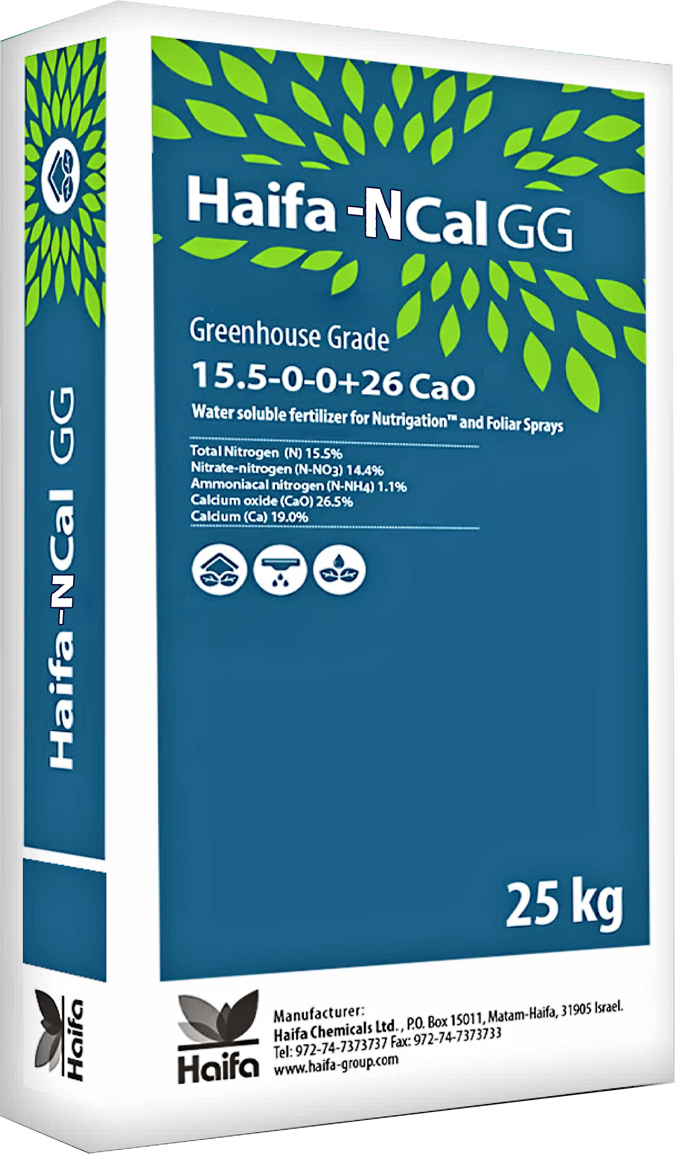 Fertlizante Soluble Haifa N-Cal GG - Sal doble de calcio y amonio | Croper