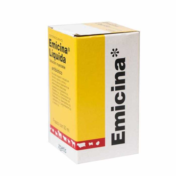 Antibiótico Emicina Liquida x 50 ml | Croper