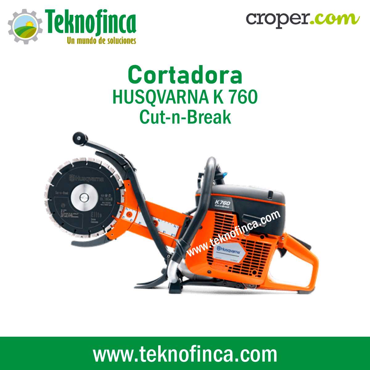 Cortadora HUSQVARNA K 760 Cut-n-Break | Croper
