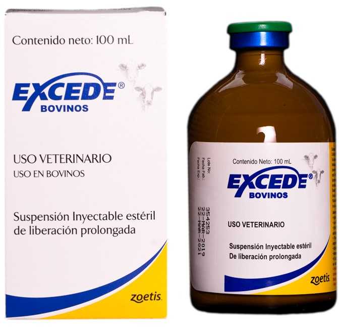 Antibiótico Excede Bovinos Zoetis | Croper