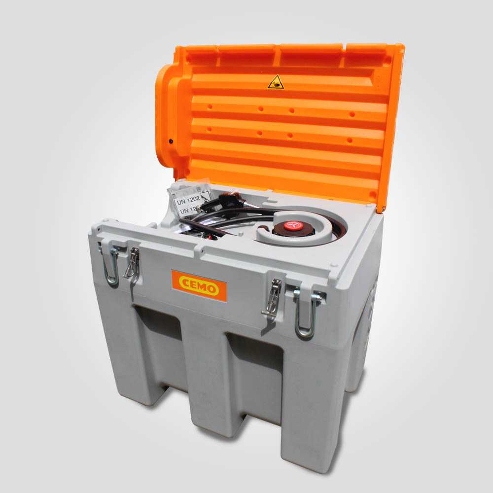 Tanque móvil Easy CEMO para Diésel, 160 Galones, PRO | Croper