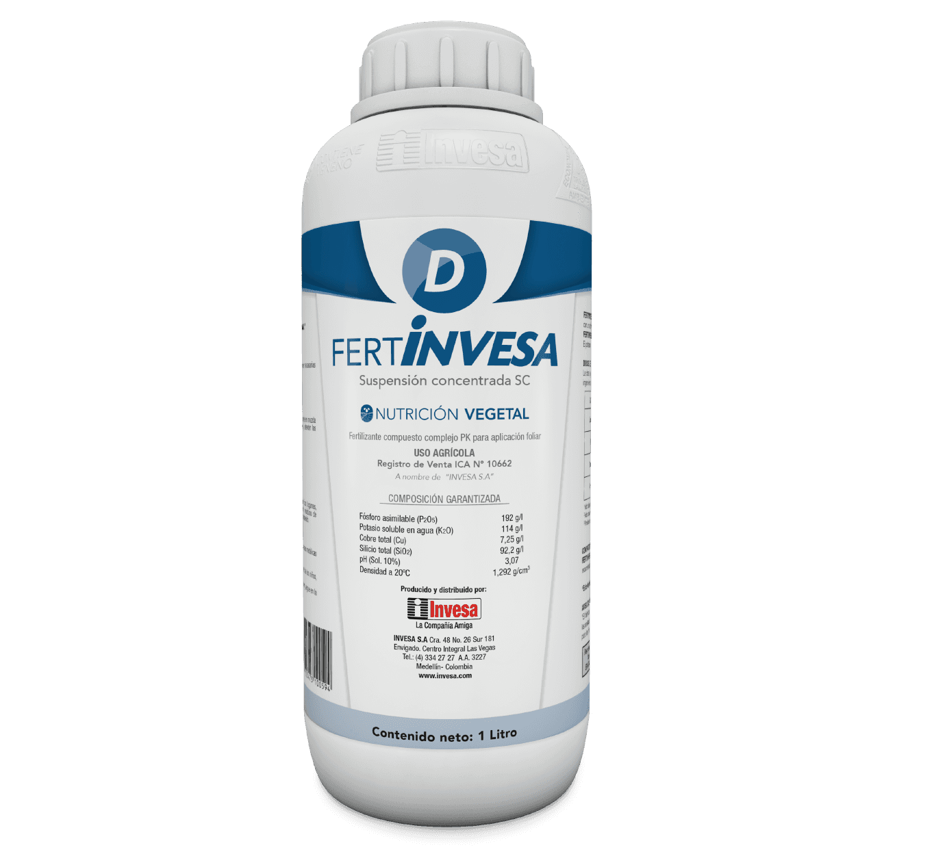 Fertilizante Foliar Fertinvesa D Sc | Croper