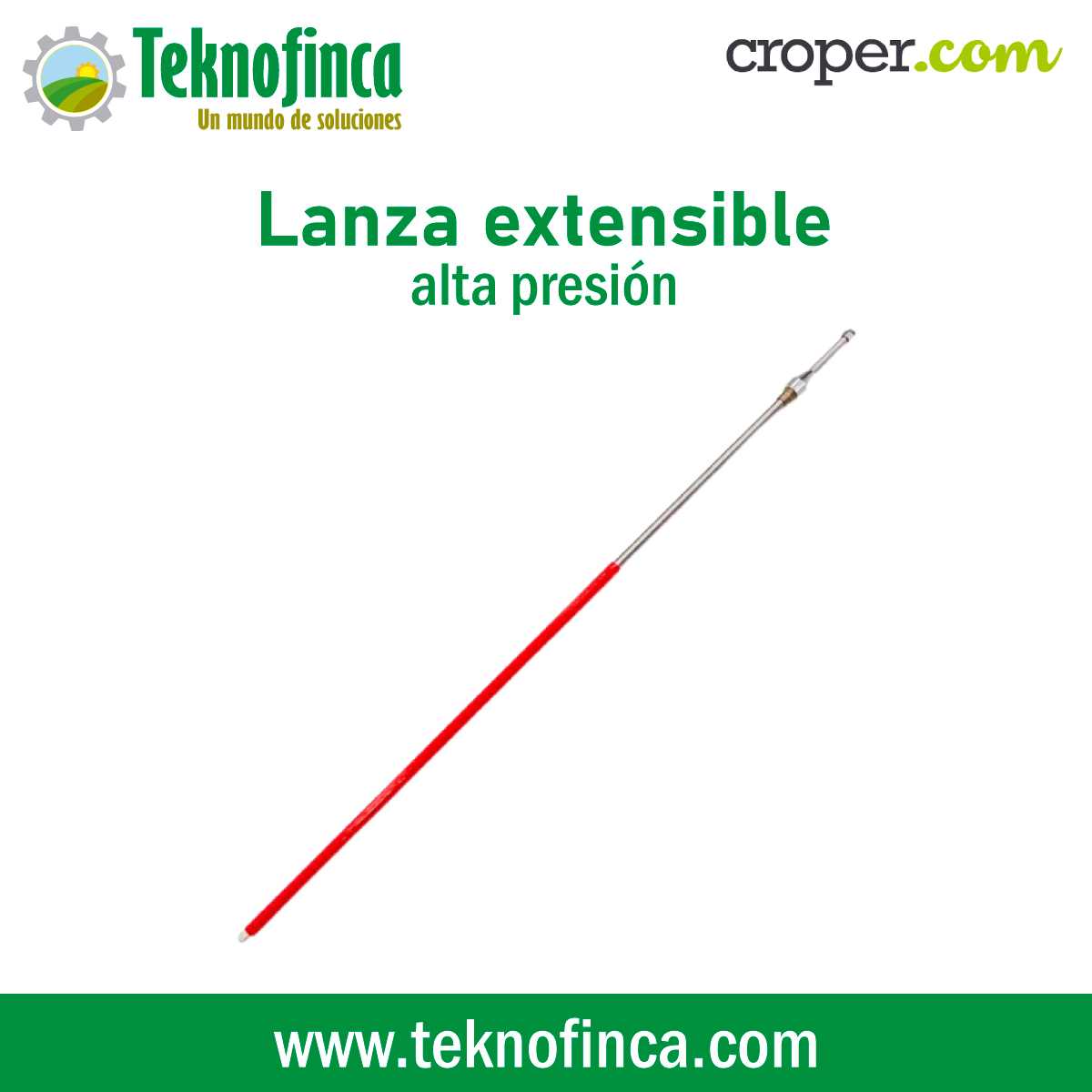 Lanza extensible alta presión | Croper