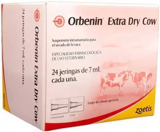 Antibiótico Orbenin® Extra Dry Cow x 24 jeringas- Zoetis | Croper