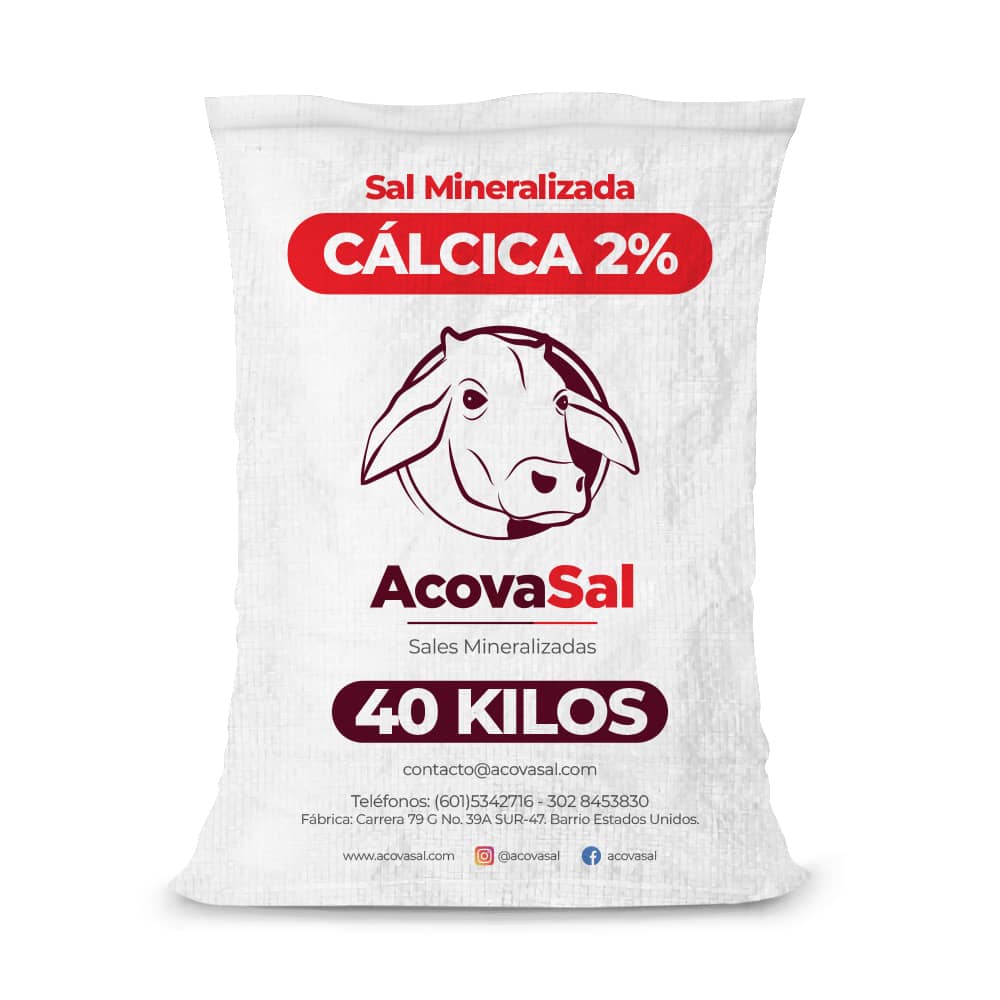 Sal Mineralizada Medicada Cálcica 2 % x 40 Kg | Croper