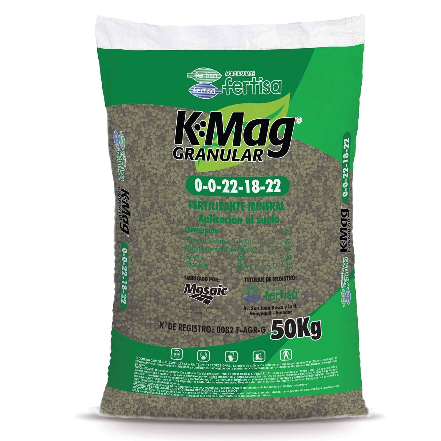 Fertilizante Kmag bulto por 50 kilogramos | Croper