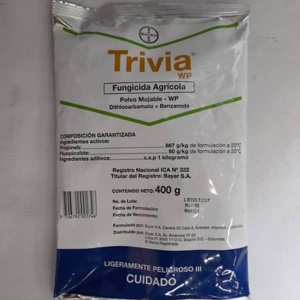 Fungicida Trivia WP 72 Bayer x 400 gramos | Croper