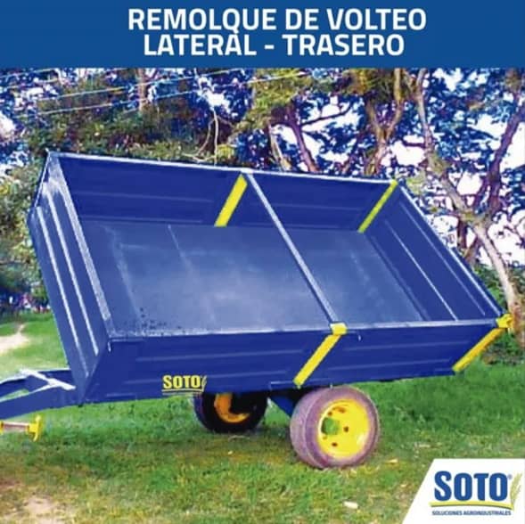 Remolque Tiro Volteo Lateral y Trasero RVLT-5000 | Croper