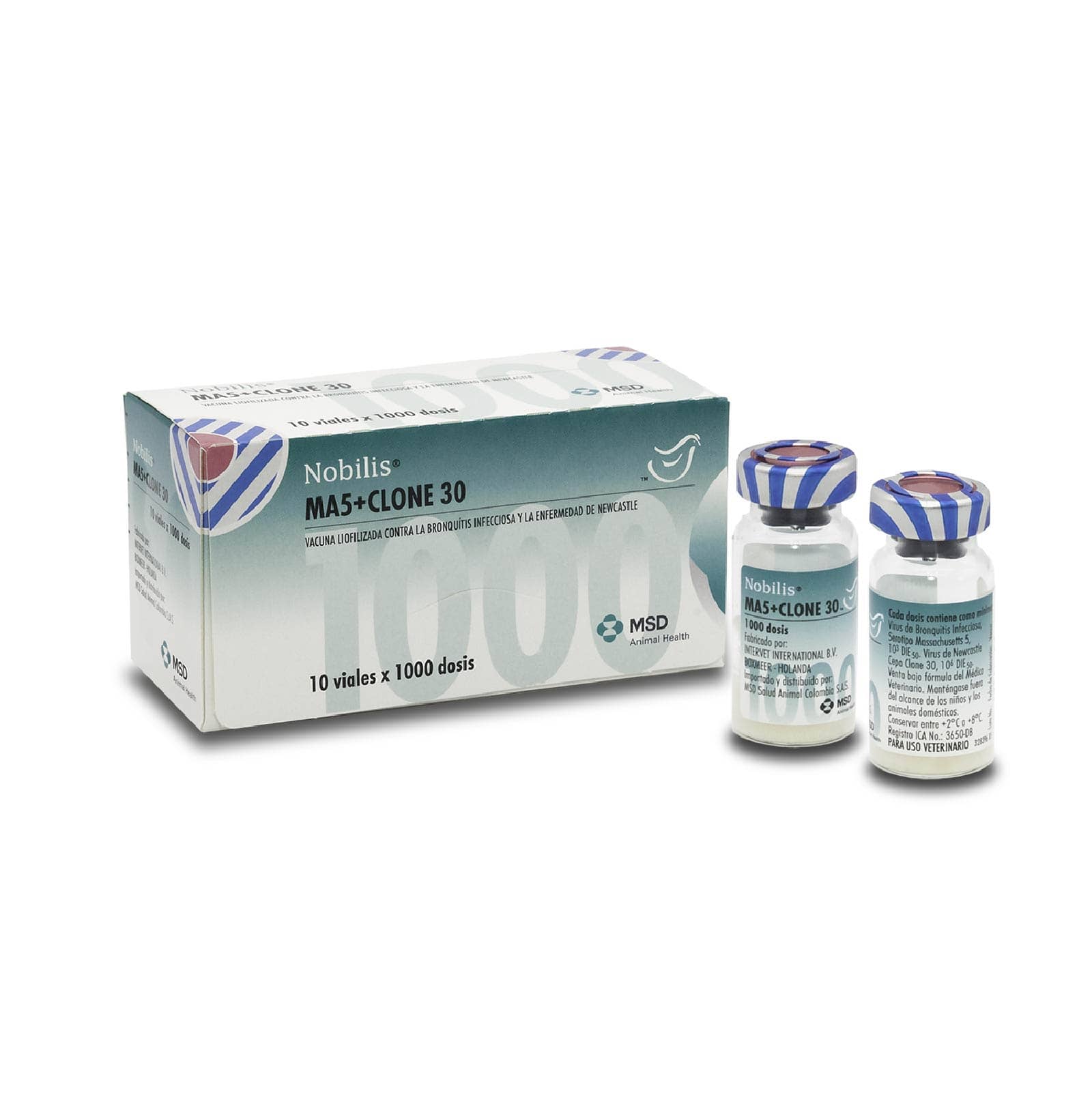 Vacuna Nobilis Ma5 + Clone 30 | Croper