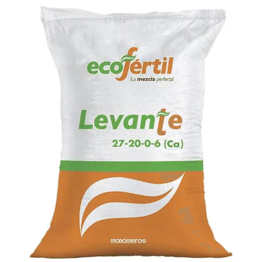 Fertilizante Mezcla Física Levante 27-20-0-6 x 50 Kg | Croper