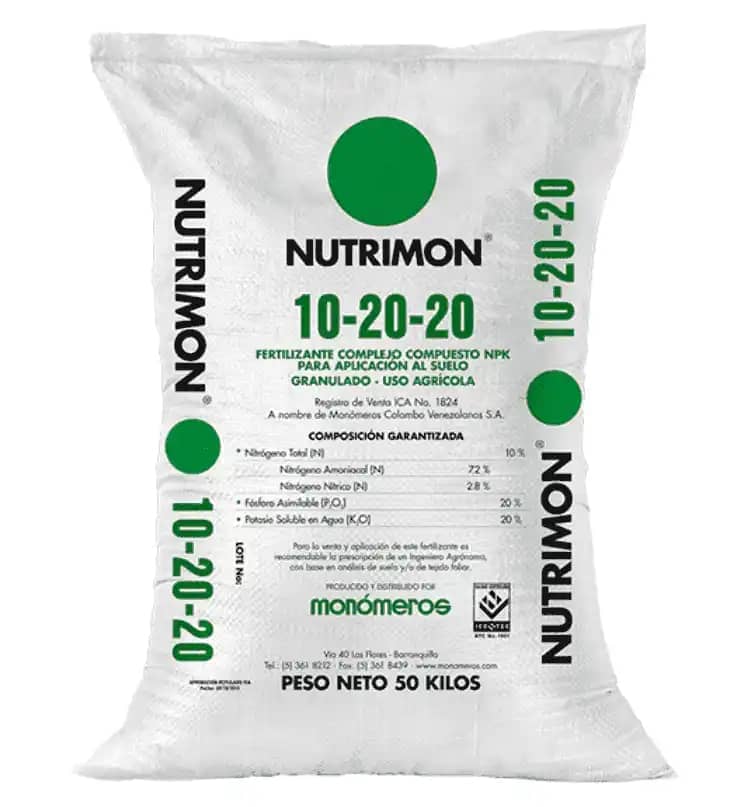 Fertilizante Complejo Edáfico Nutrimon 10-20-20 x 50kg | Croper