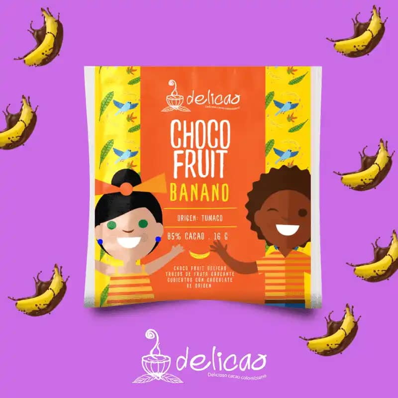 Snack Choco Fruit Delicao con Sabor a Banano x 16gr | Croper