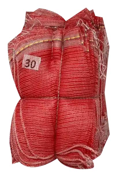 Costales 3kg Rojo Con Cinta De Fibra Para Papa Y Naranja | Croper