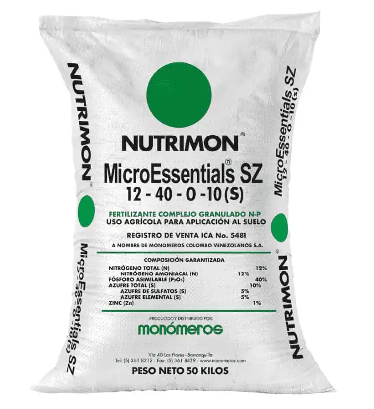 Fertilizante Microessentials - Sz 12-40-0-10 (S) x 50kg | Croper