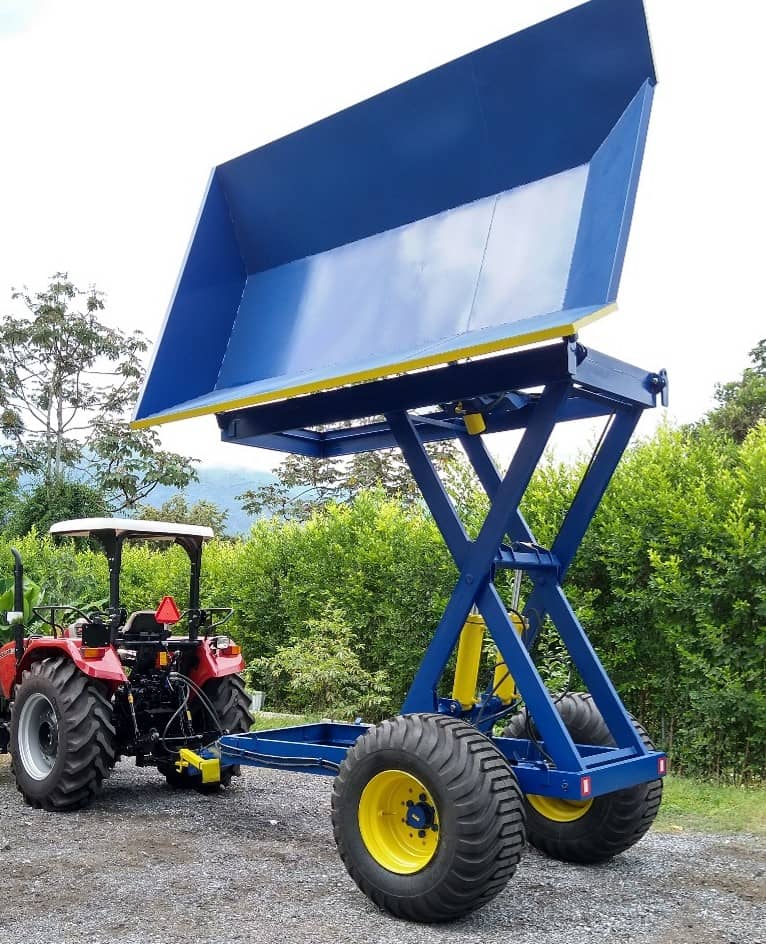 Remolque Elevación Volteo Lateral y Trasero REVLT-3000 | Croper