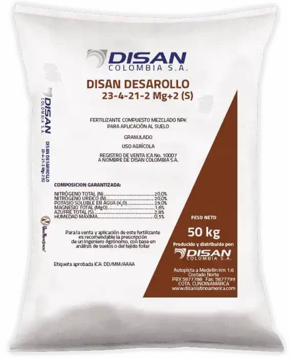 Fertilizante Edáfico 23-4-21-2-2 x 50 kg | Croper
